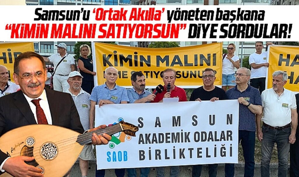 Samsun Büyükşehir Başkanı Demir'e SAOB'dan kimin malını satıyorsun ...