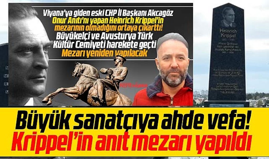 Samsun Atatürk Anıtını yapan Krippel'in Viyana'da anıt mezarı ...
