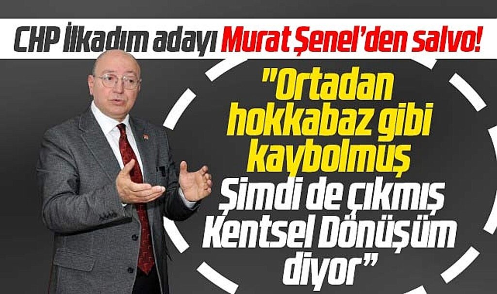 Samsun'da CHP İlkadım adayı Murat Şenel'den AK Parti adayına Kentsel ...
