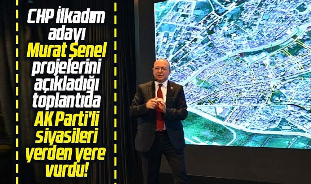 Samsun'da CHP İlkadım adayı Murat Şenel İlkadım ilçesi için projelerini ...